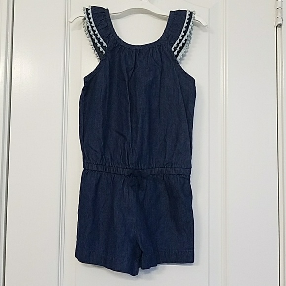 Dresses | Toddler Girl Denim Romper 4t | Poshmark